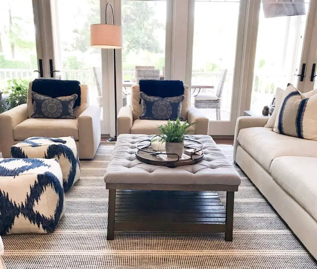 22 Functional Ottoman Coffee Table Ideas for Stylish Living Room ...