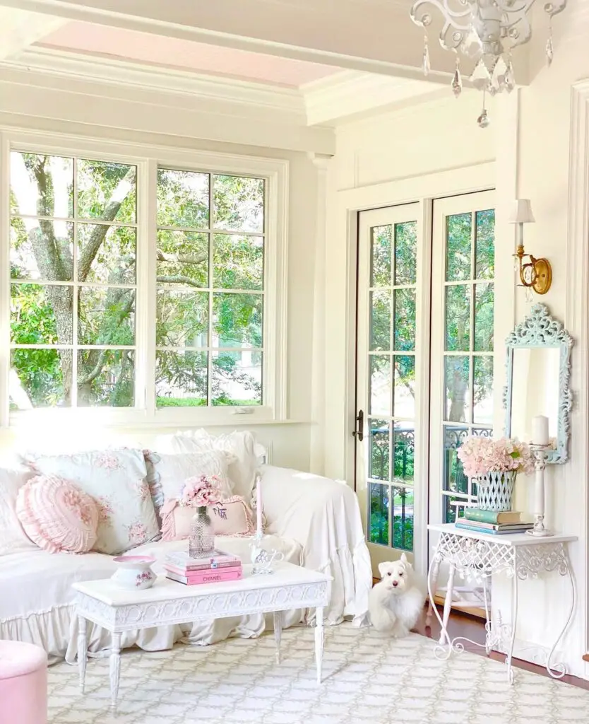 27 Cozy Shabby Chic Living Room Ideas with a Vintage Touch - Velocity ...