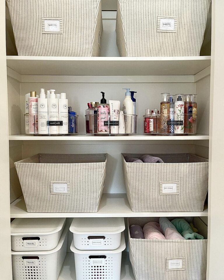 22 Neat Bathroom Linen Closet Ideas to Keep Things in Order - Velocity ...