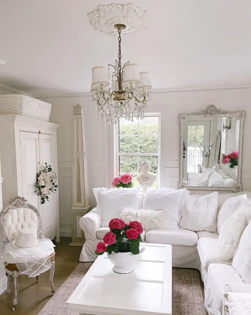 27 Cozy Shabby Chic Living Room Ideas with a Vintage Touch - Velocity ...