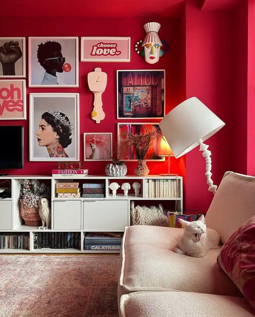 23 Vibrant Red Living Room Ideas for a Bold Statement - Velocity Art ...